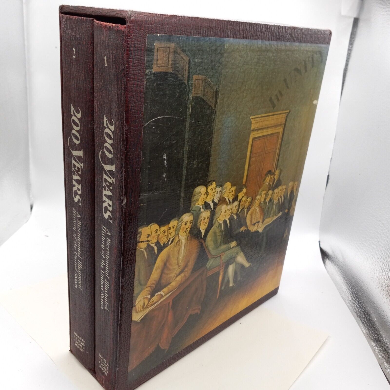200 Years Bicentennial Illustrated History of the Us - Etsy