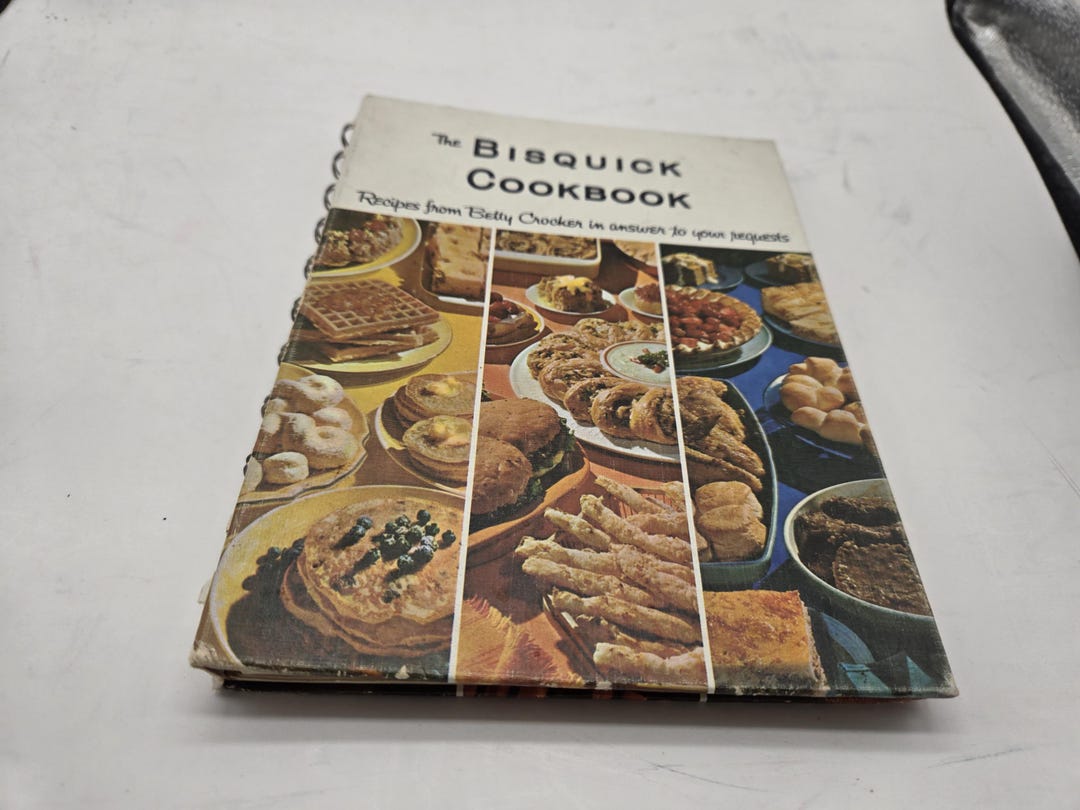 The Bisquick Cookbook Betty Crocker 1964 Spiral Bound First Edition - Etsy