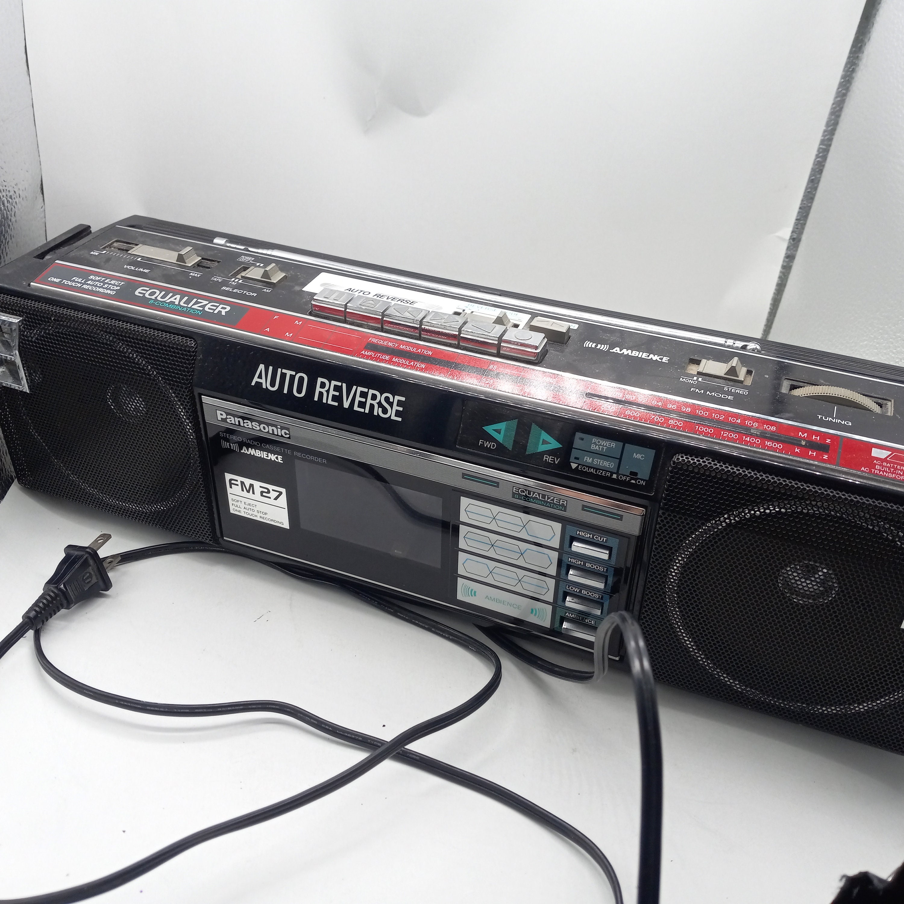 Vintage Panasonic RX-FM27 Cassette Tape AM/FM Radio Portable - Etsy México