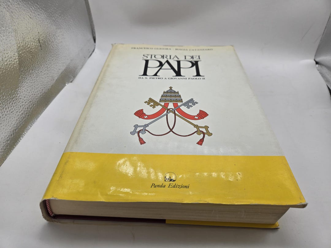 Storia Dei Papi HC VTG Book Volume One Panda Edizioni Francesco Gligora ...