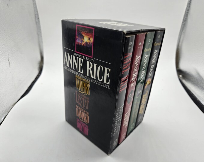 Anne Rice the Complete Vampire Chronicles 4 Book Set - Etsy