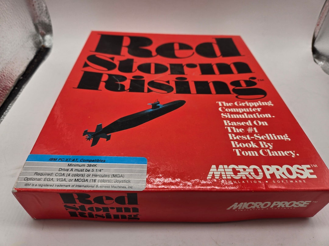 Red Storm Rising Big Box PC Video Game 1989 Microprose IBM Tandy - Etsy
