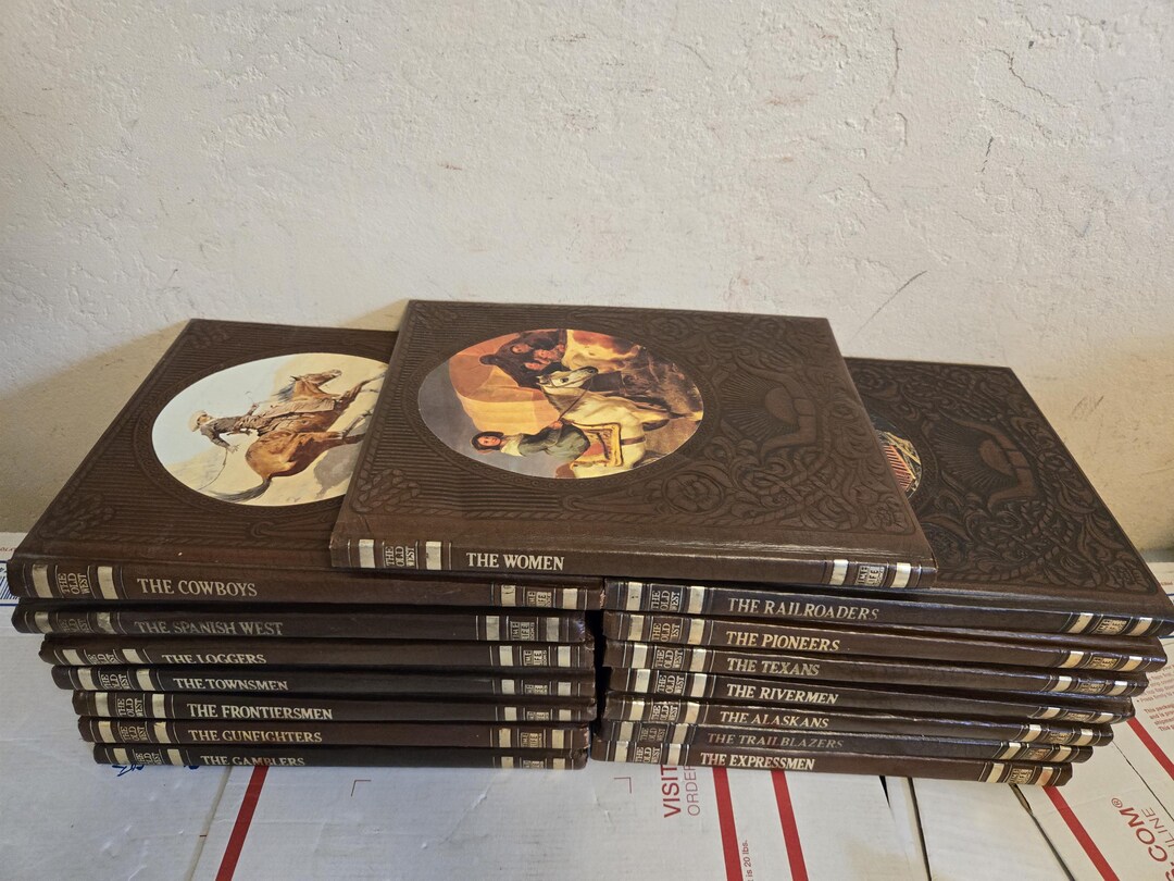 Lot of 15 Old West Time Life Books - Etsy