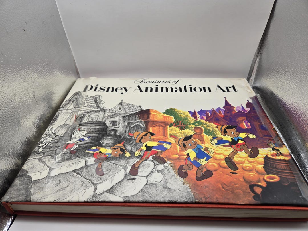 Treasures of Disney Animation Art Book 1982 First Edition 2nd Printing ...