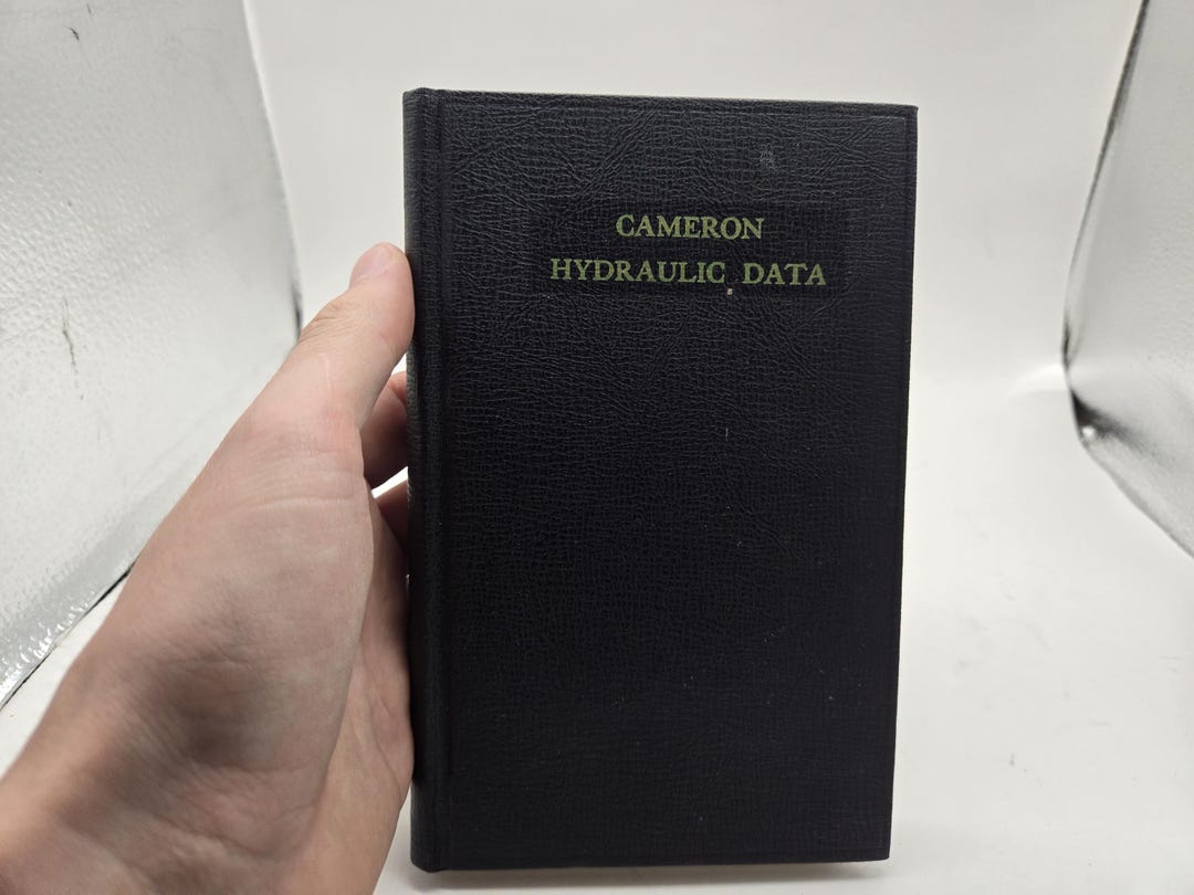 Cameron Hydraulic Data Shaw & Loomis Ingersoll Rand 1970 14th Edition ...