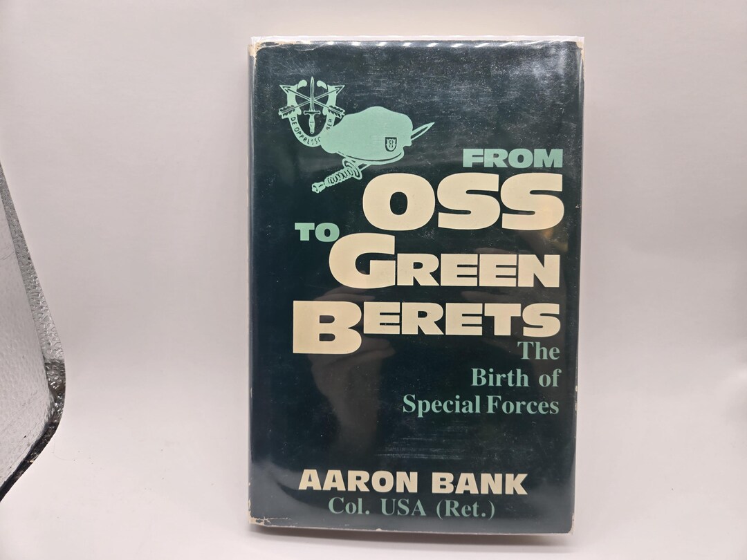 From OSS to Green Berets Aaron Bank 1986 - Etsy