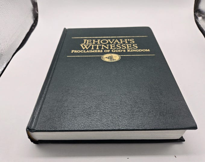 Jehovah's Witnesses Proclaimers of God's Kingdom HC VTG Book 1993 - Etsy