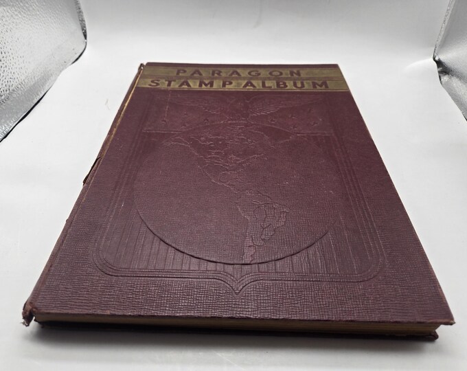 Paragon Stamp Album 1935 Whitman Publishing With Some Stamps - Etsy