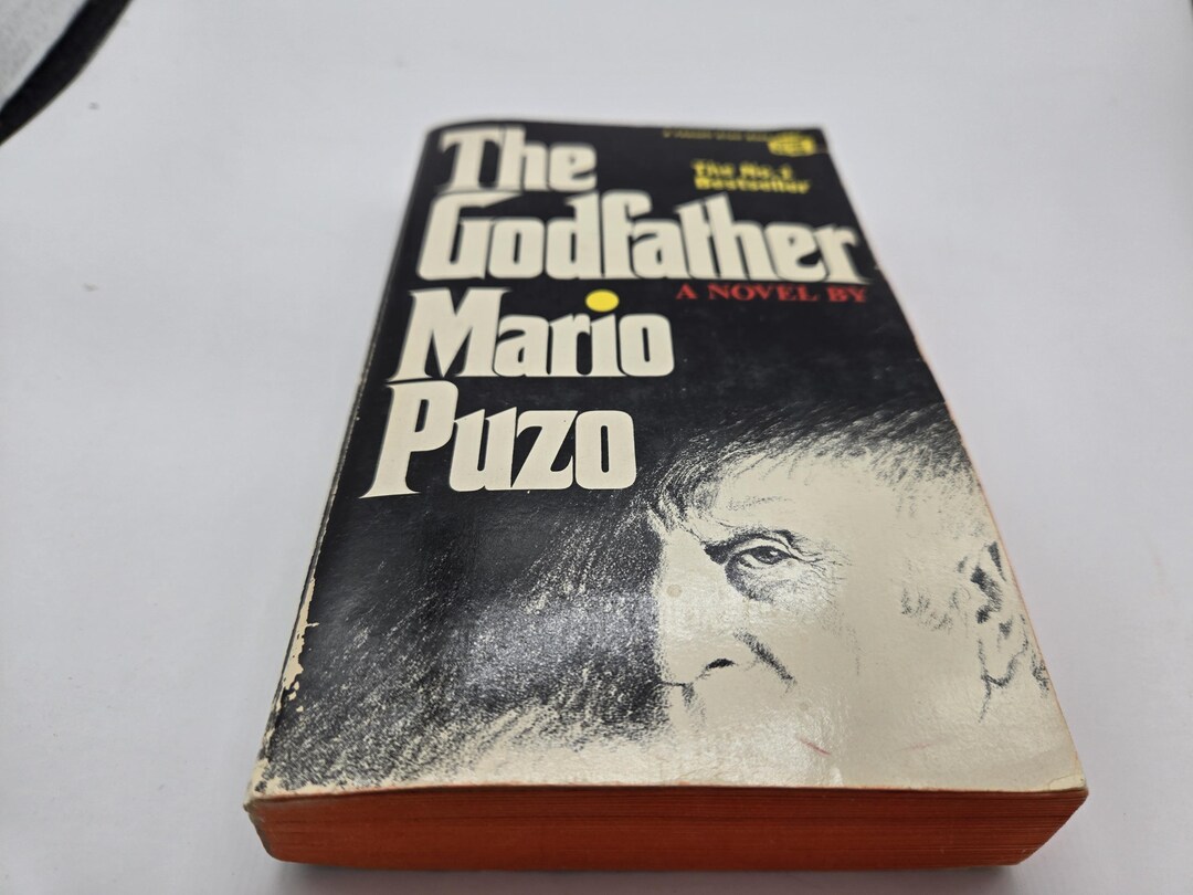 The Godfather Mario Puzo a Novel PB Book 1970 First Fawcett Crest ...