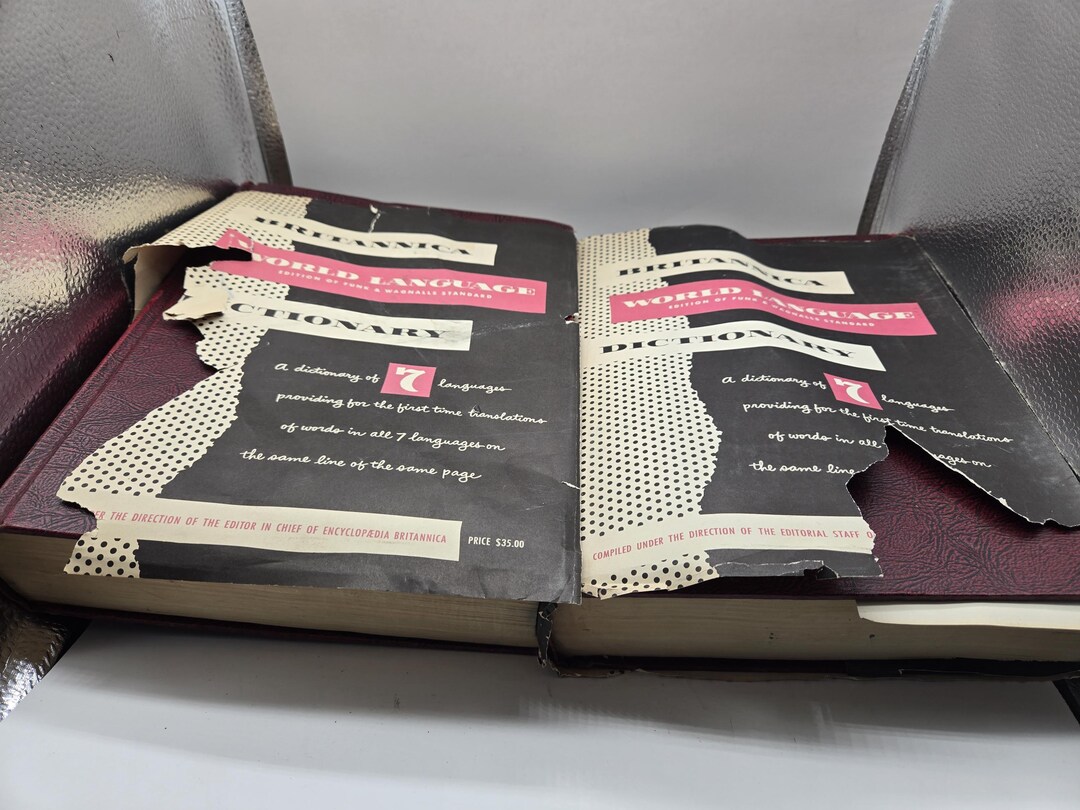 Britannica World Language Dictionary Two Volume Set International ...