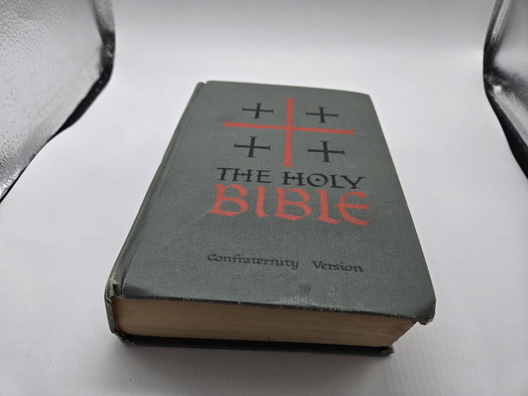 The Holy Bible Confraternity Version HC VTG Book Benziger Brothers Inc ...
