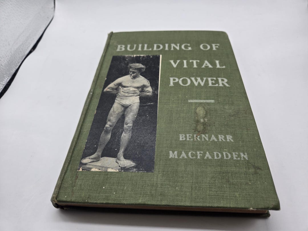 Building of Vital Power Bernarr Macfadden VTC HC Book 1904 - Etsy