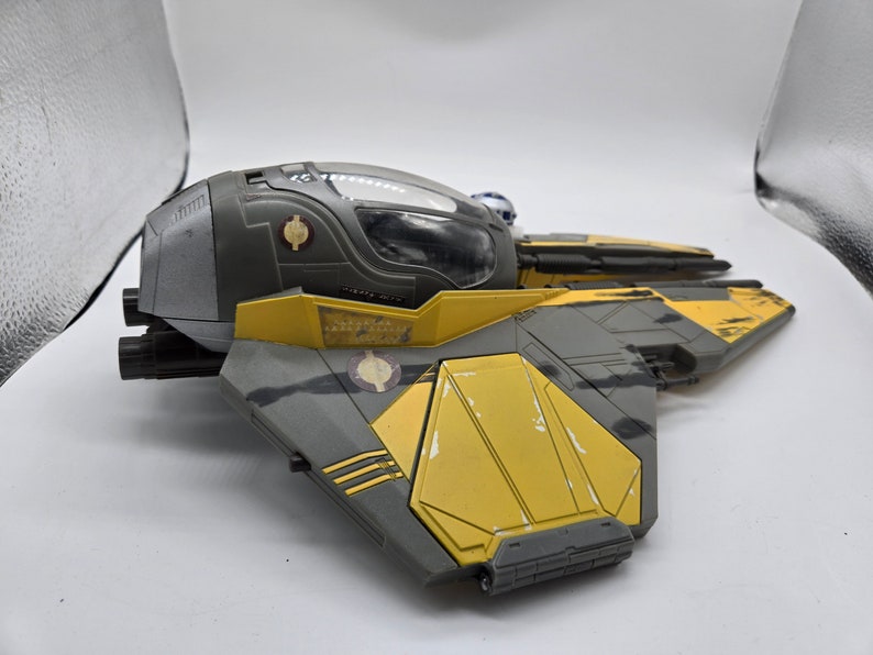 Star Wars Anakin Skywalker Jedi Starfighter Hasbro Ship W/ R2D2 - Etsy