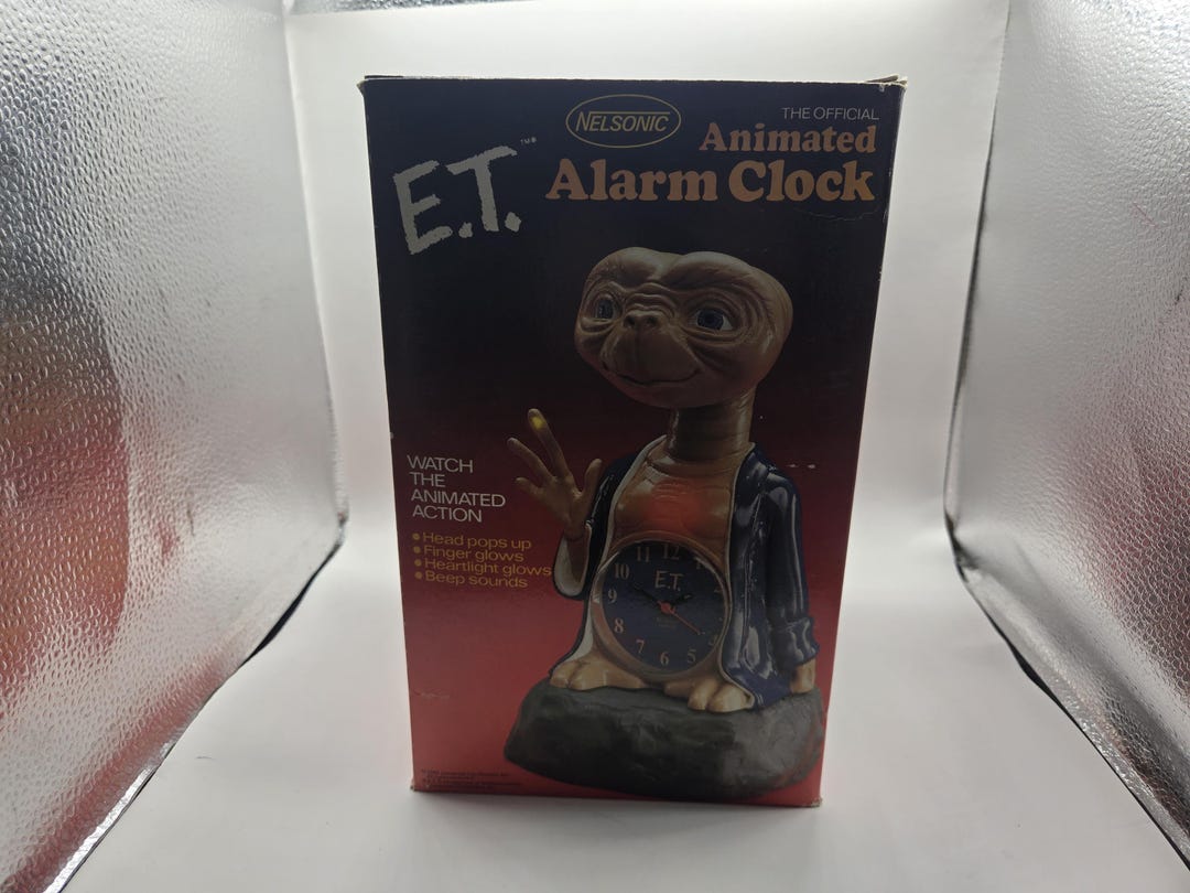 E.T. the Official Animated Alarm Clock 1982 Universal Studios See Notes ...