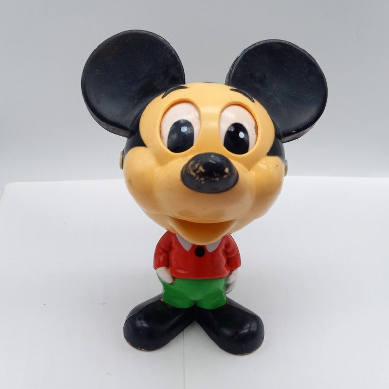 Vintage Talking Mickey Mouse Pull String Toy Made in Hong - Etsy
