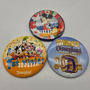 Lot of 3 Vintage Disneyland Pins - Etsy