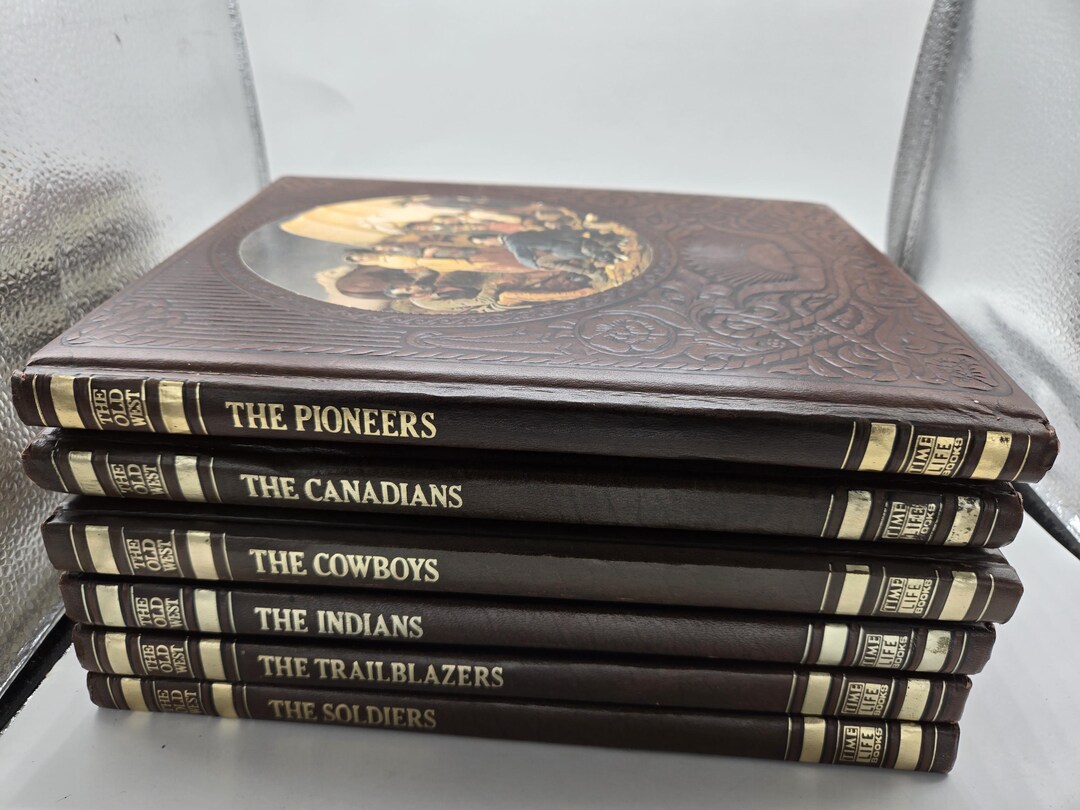 Lot of 6 Old West Time Life Books - Etsy
