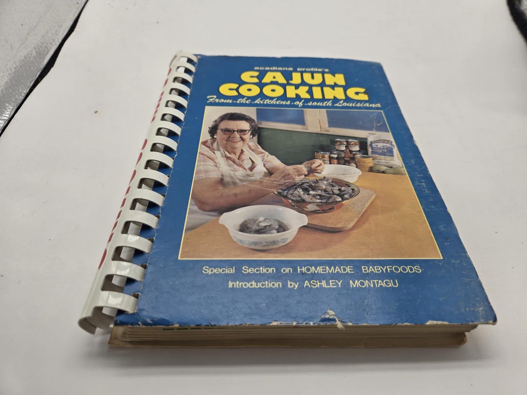 Acadia Profile's Cajun Cooking Spiral Bound CB 1980 Harvey Press - Etsy