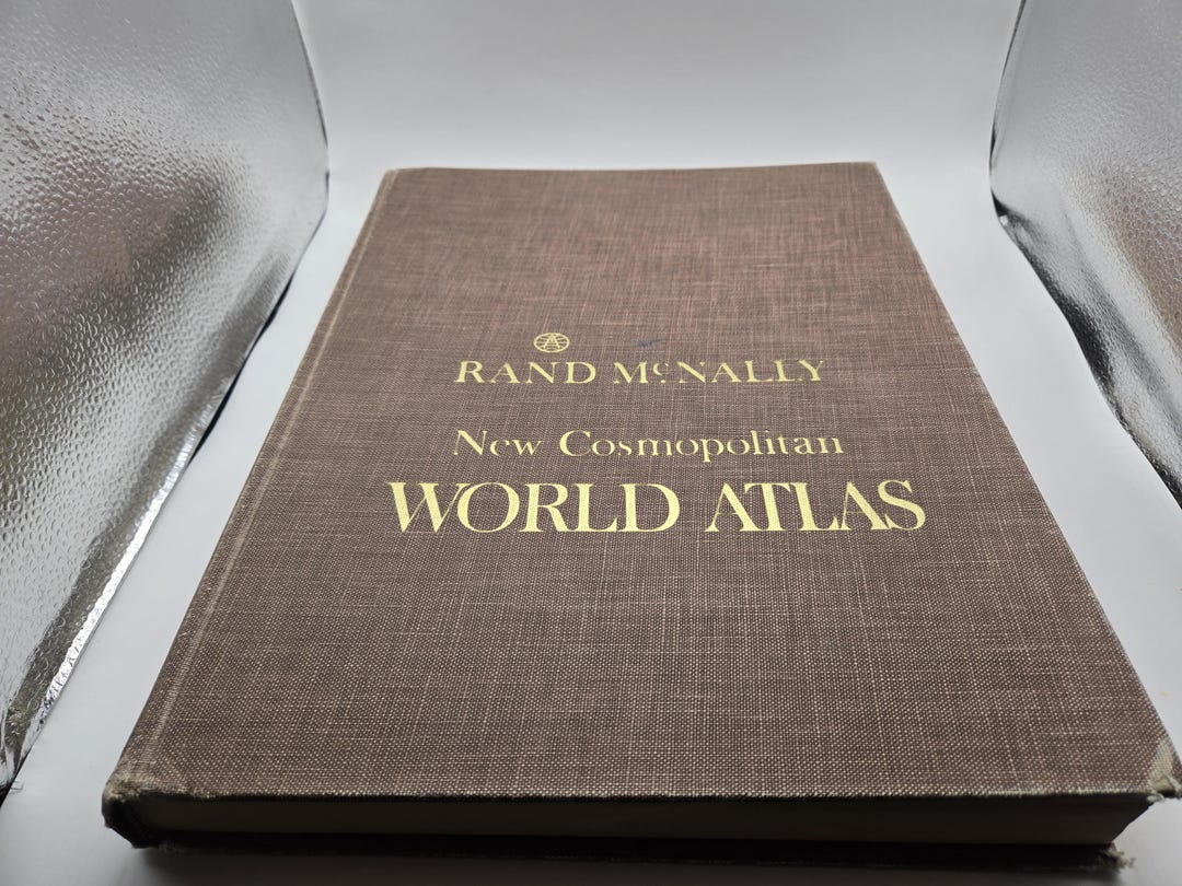Rand Mcnally New Cosmopolitan World Atlas 1965 Edition - Etsy