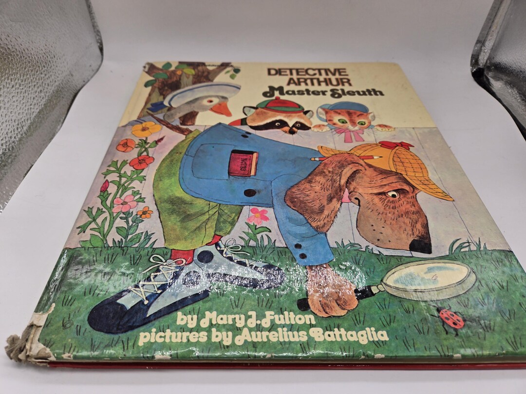 Golden Book Detective Arthur Master Sleuth Mary J Fulton HC 1974 - Etsy
