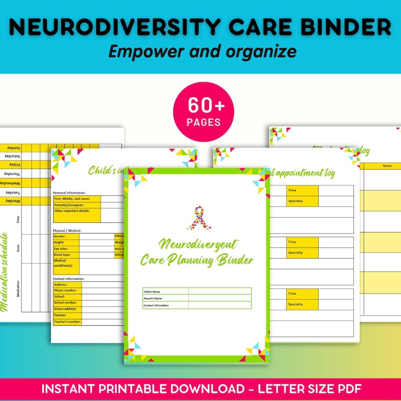 Autism Binder Printable - Etsy