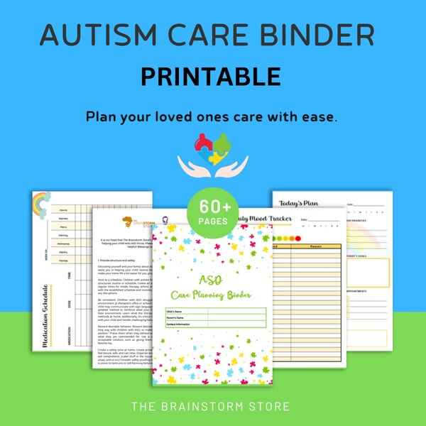 Communication Binder for Autism - Etsy