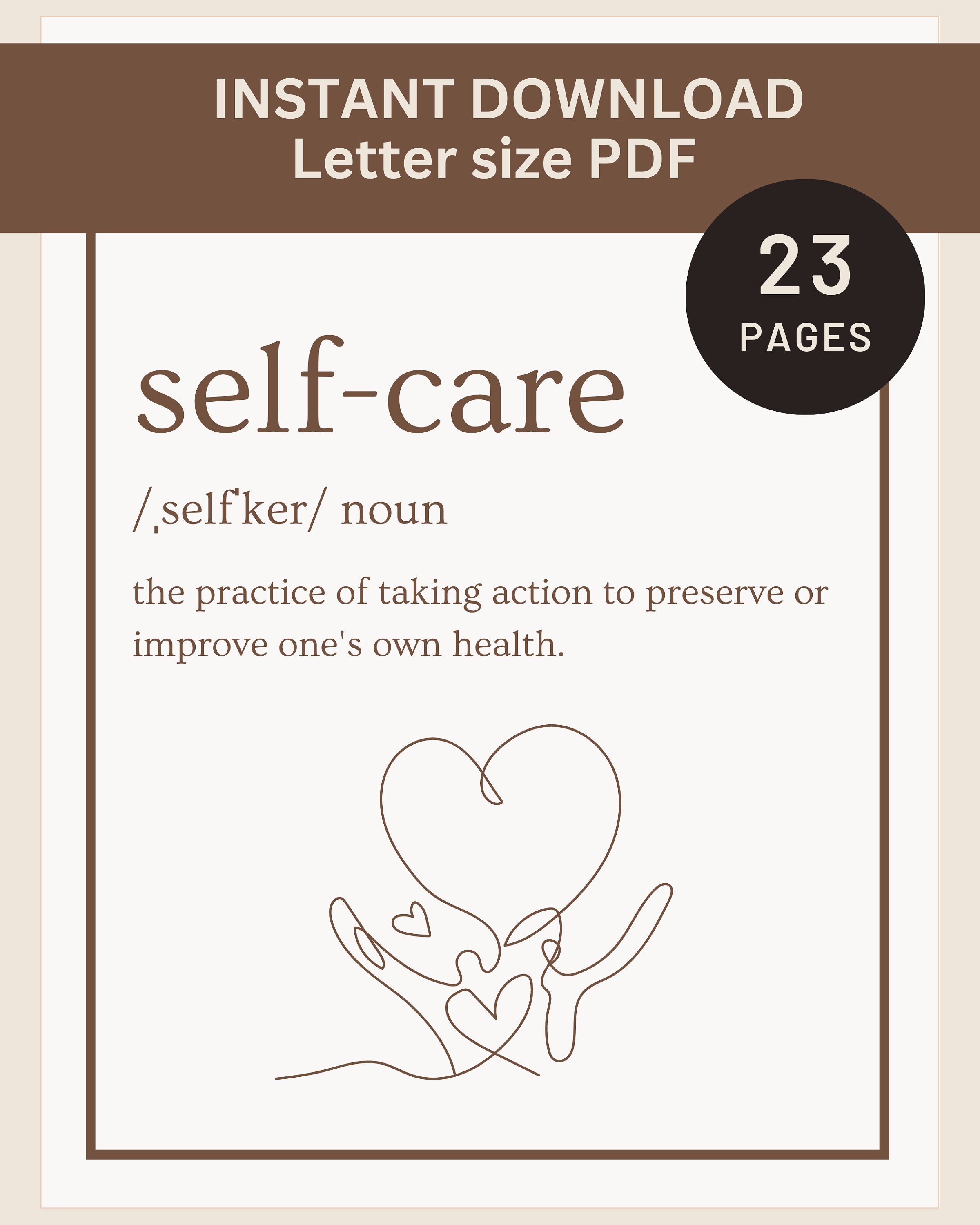 Caregiver Self-care Guide | Self Care Planner, Flourish Planner, Self ...