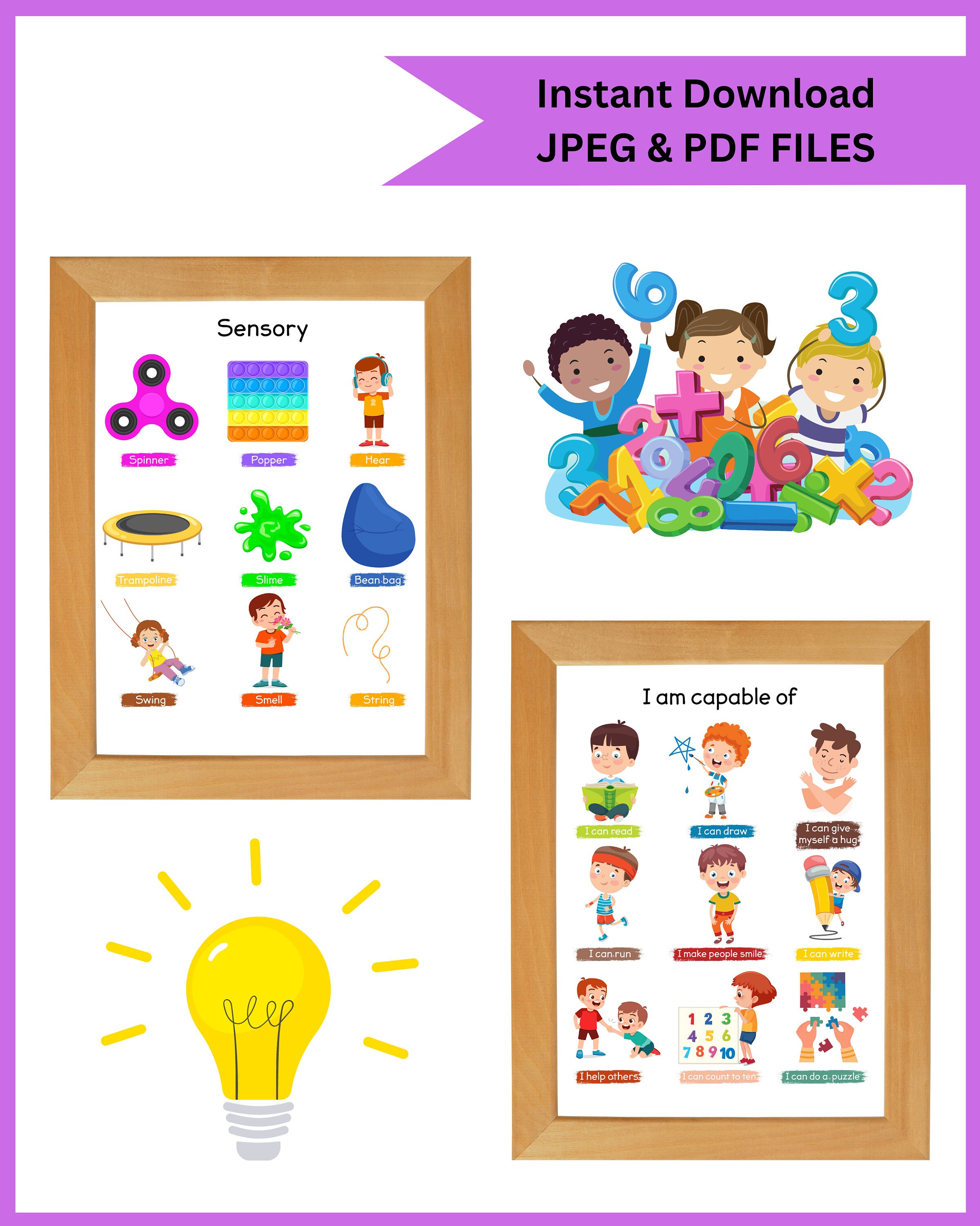 8 Neurodivergent Educational Wall Art| Neurodiverse Homeschool ...