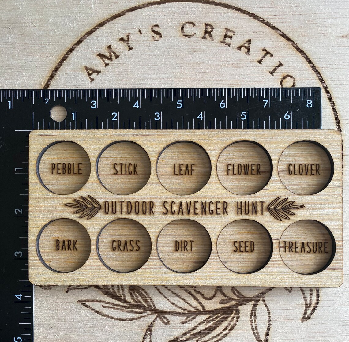 Cute, Fun, Handmade, Scavenger Hunt Board Game, Outdoor Game, Kid Game ...