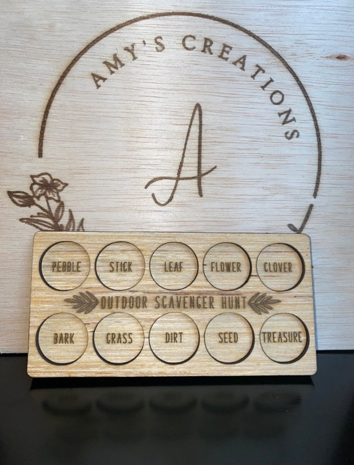 Cute, Fun, Handmade, Scavenger Hunt Board Game, Outdoor Game, Kid Game ...