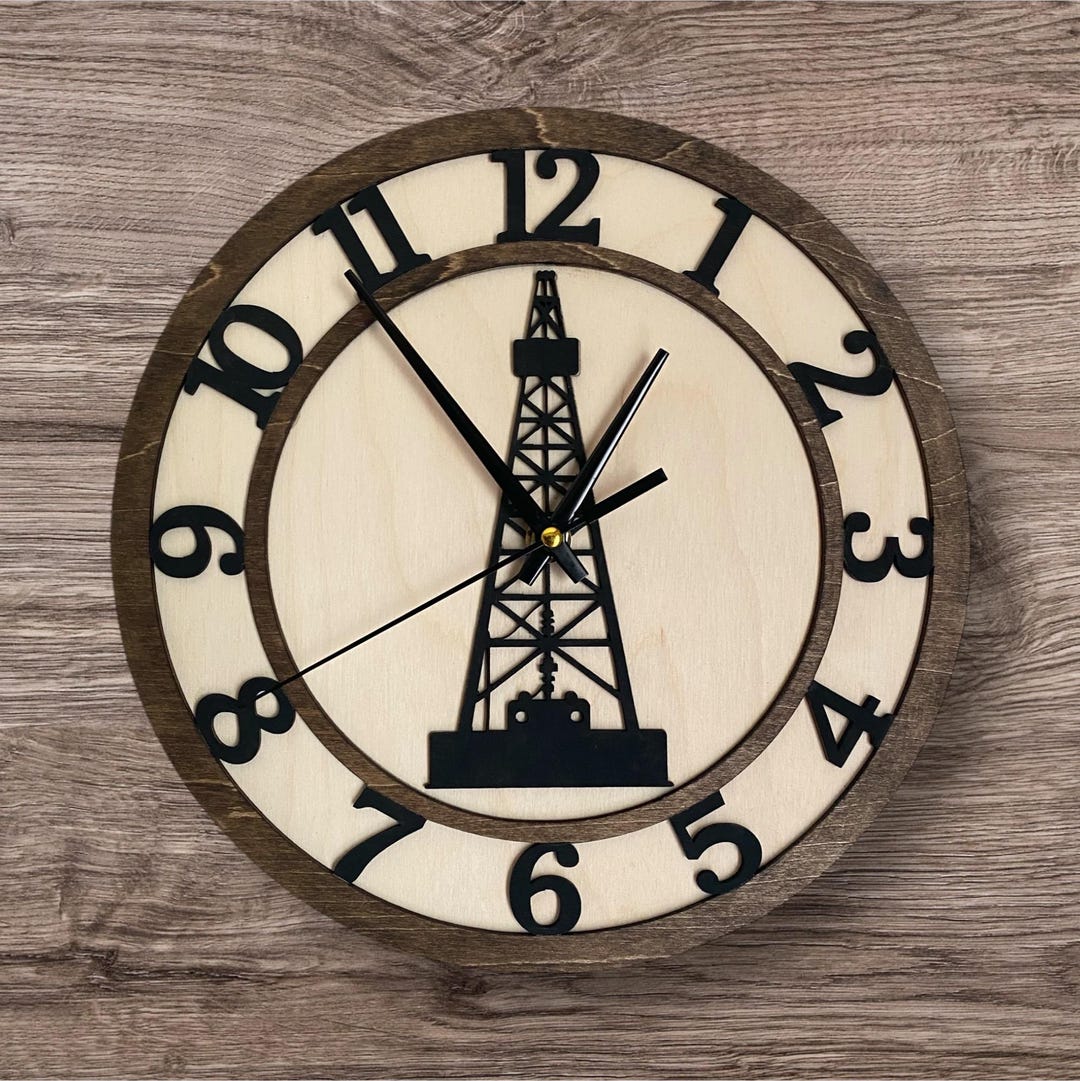 Digital Clock File, SVG ONLY, Laser Cut Clock File, Gift Laser File ...