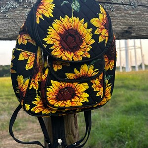 Sunflower Mini Backpack, Personalized Backpack, Personalized Gift ...