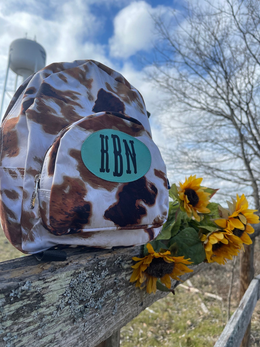 Cow Print Mini Backpack, Personalized Backpack,personalized Gift ...