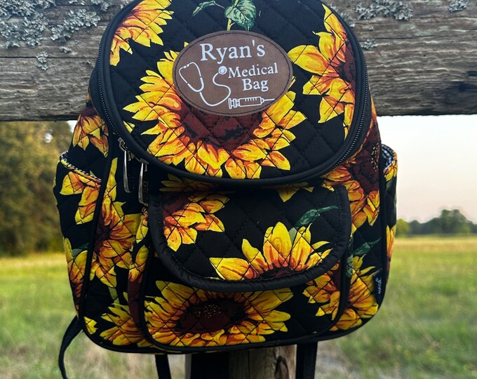 Sunflower Mini Backpack, Personalized Backpack, Personalized Gift ...
