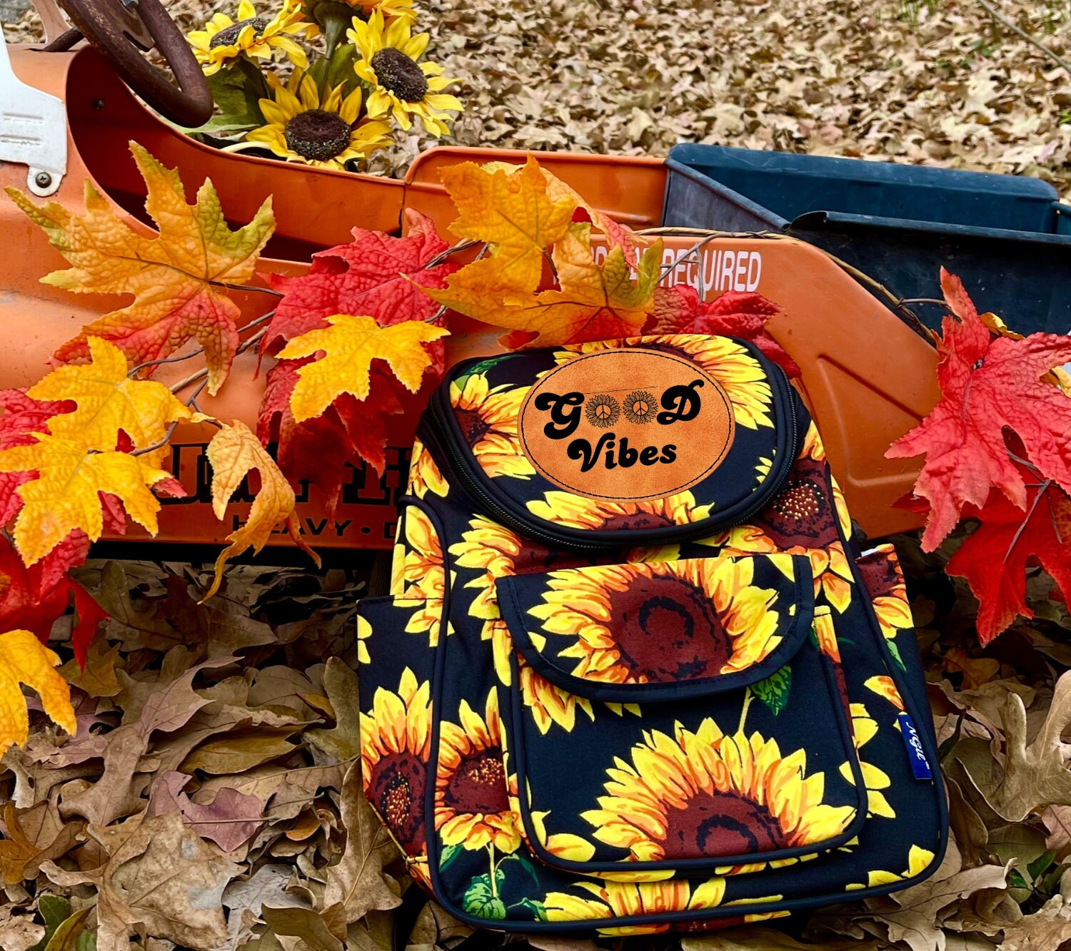 Sunflower Mini Backpack Personalized Backpackpersonalized - Etsy