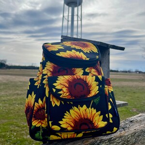 Sunflower Mini Backpack, Personalized Backpack, Personalized Gift ...
