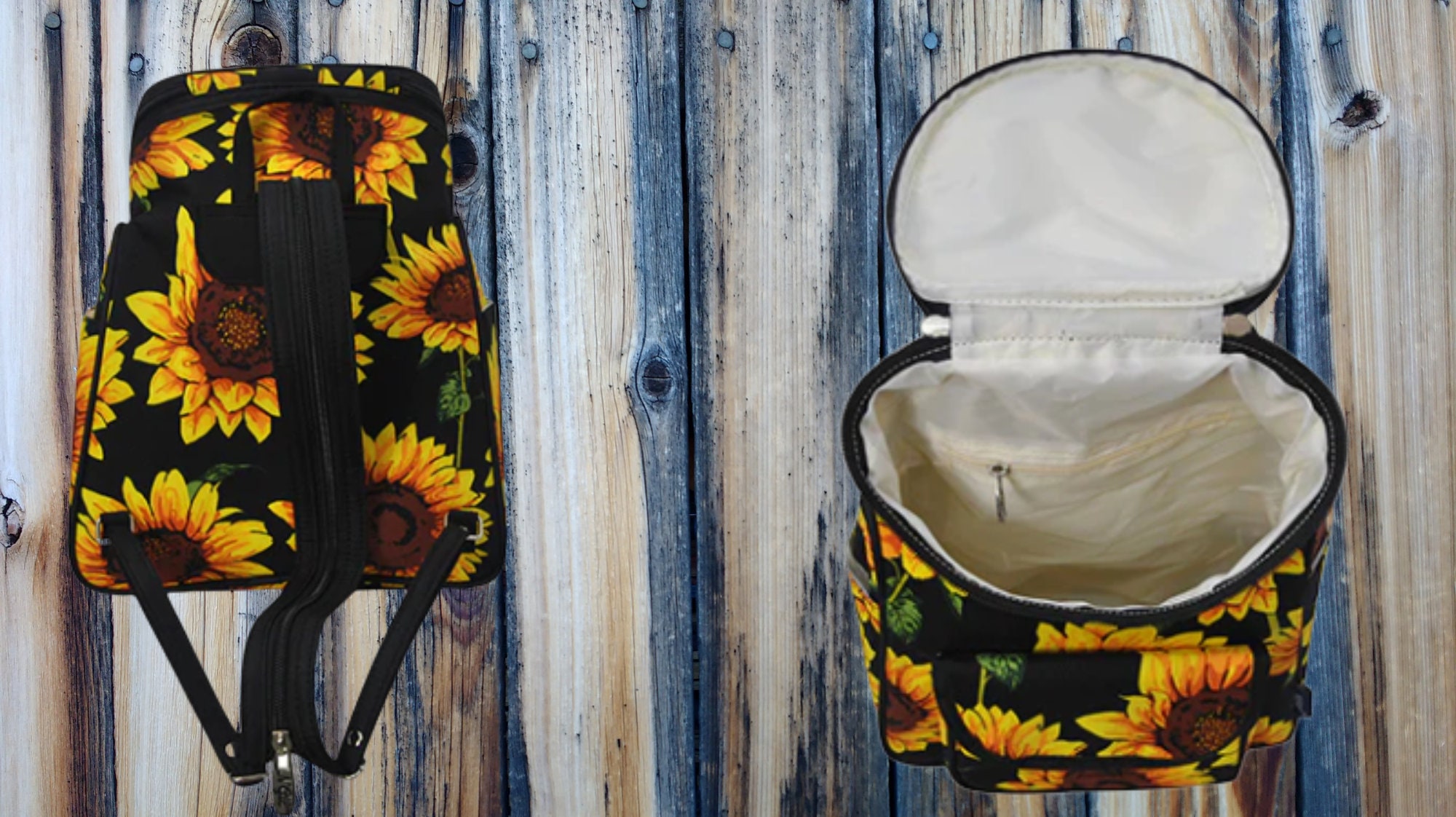 Sunflower Mini Backpack Personalized Backpackpersonalized - Etsy