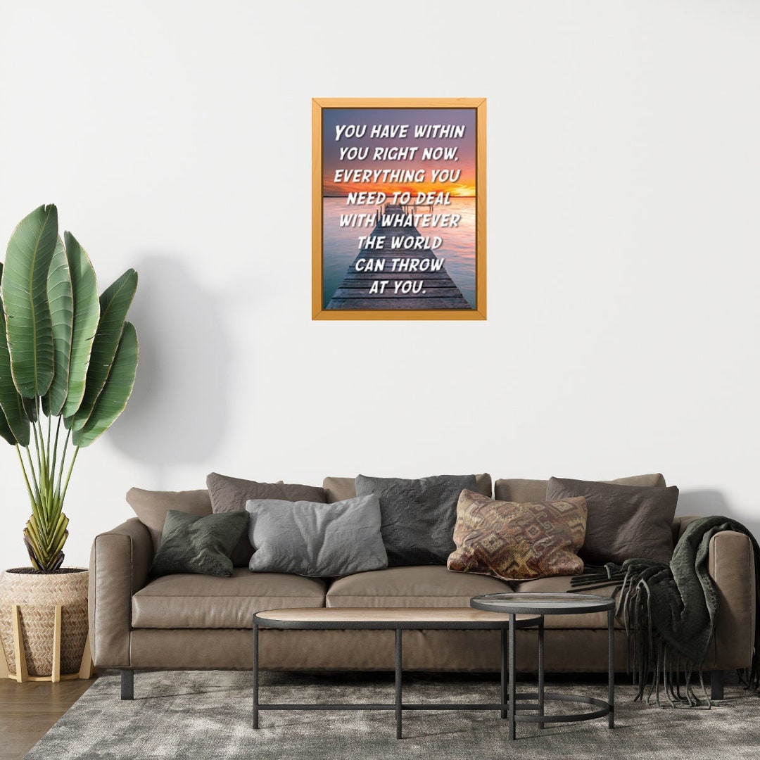 You Have Within You Right Now, Everything You Need Wall Art Decal ...