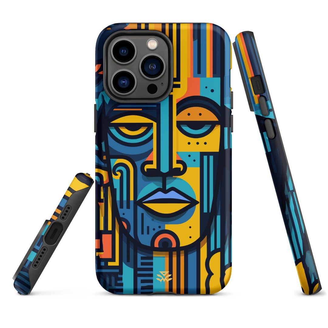African Man - Ndebele Style Phone Case Fit for iPhone 15 Pro Max, 14 ...