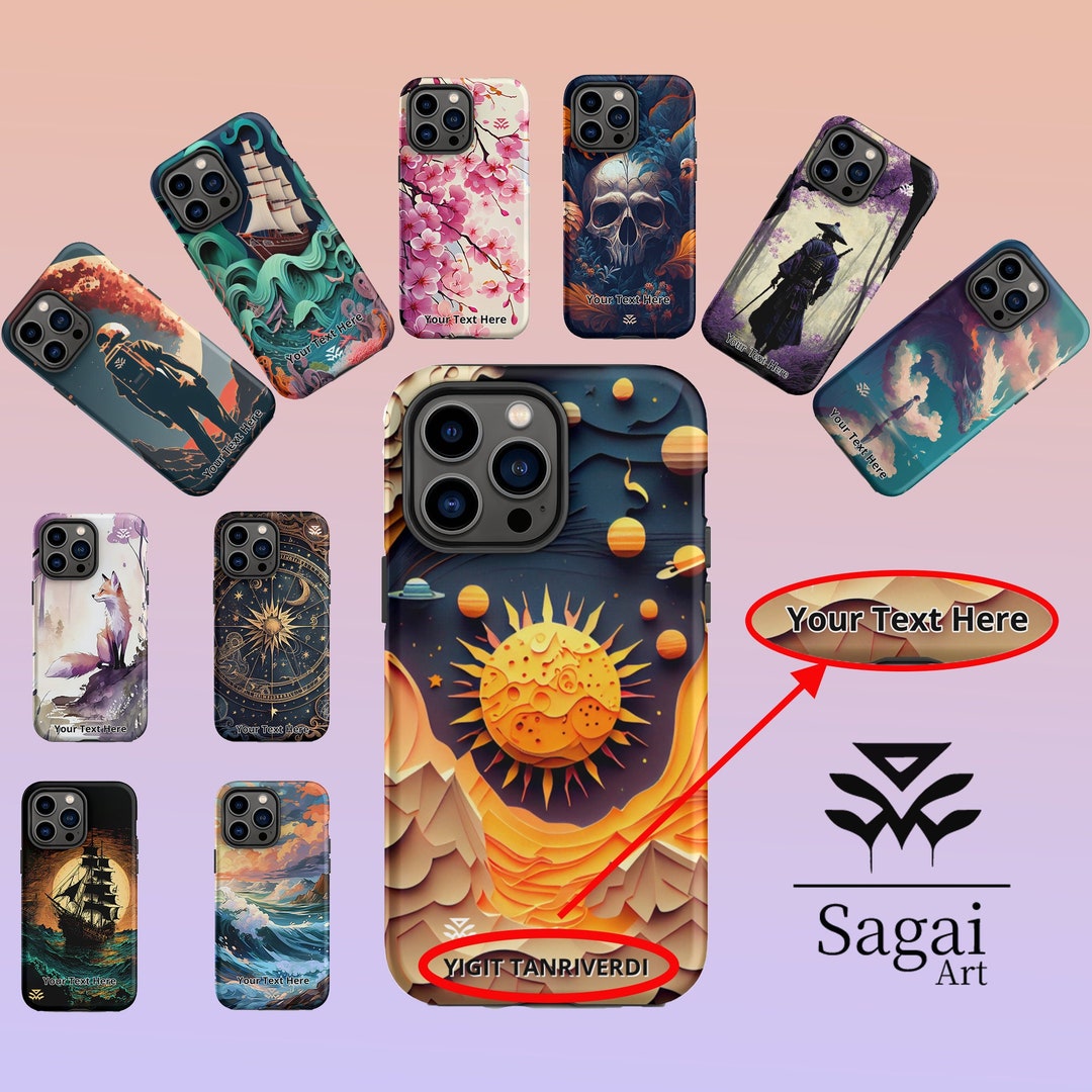 Personalized Custom Text Phone Case Fit for iPhone 15 Pro Max - Etsy UK