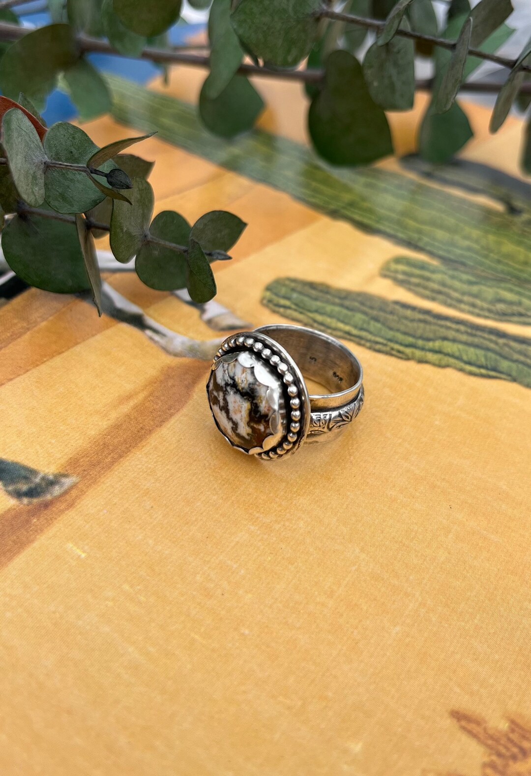 Purple Lavender Variscite and Sterling Silver Ring. Size 7 - Etsy