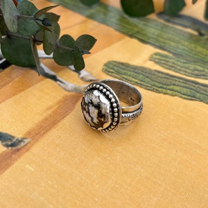 Purple Lavender Variscite and Sterling Silver Ring. Size 7 - Etsy