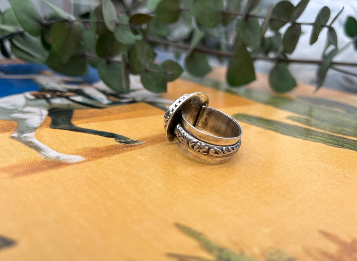 Purple Lavender Variscite and Sterling Silver Ring. Size 7 - Etsy