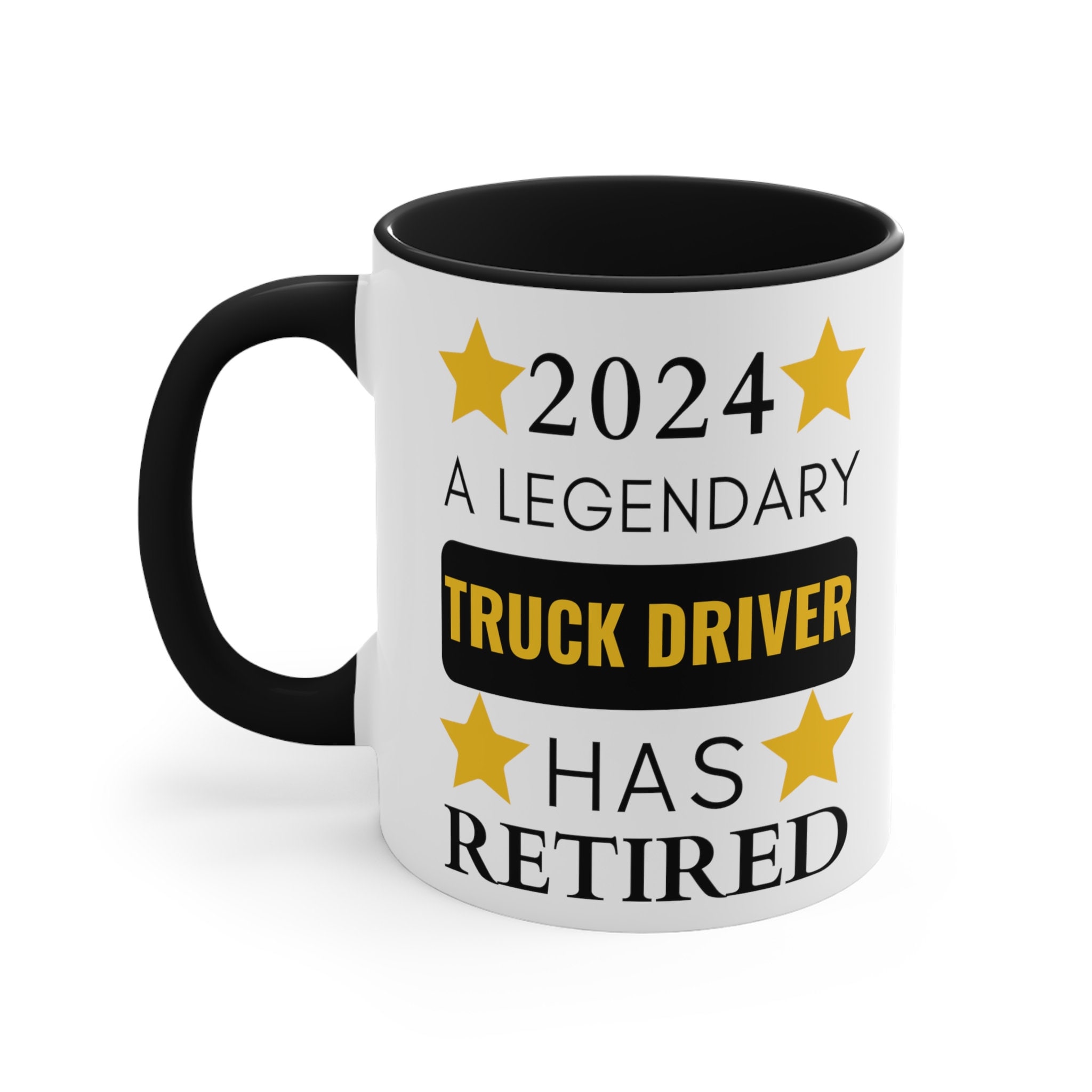 Truck Driver Retirement Gift, 2024 A Legendary Truck Driver Has Retired ...