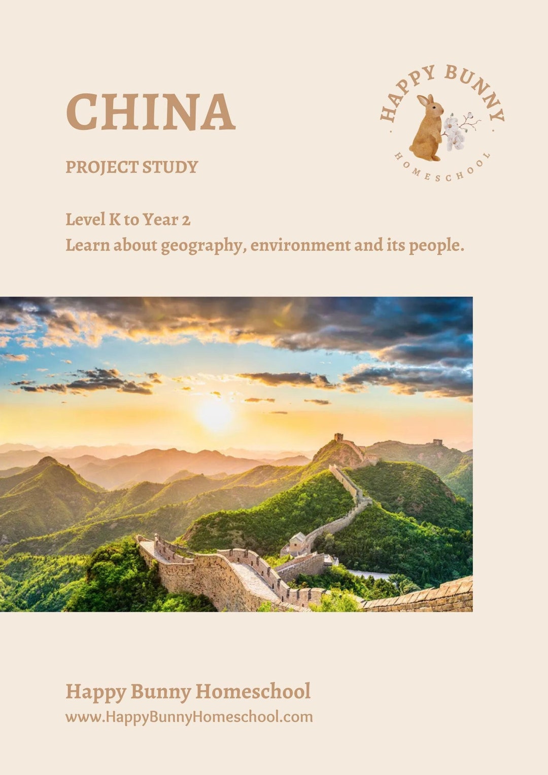 China Project Study - Homeschool Geography Country Study - Etsy