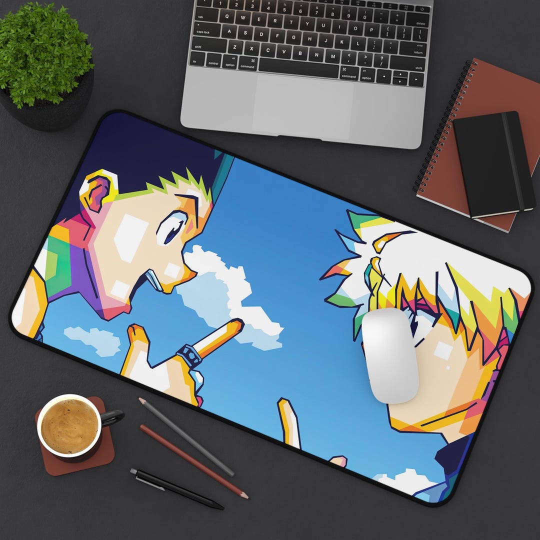 Hunter X Hunter Desk Mat, Gon Freecss Vow and Limitation Design, Anime ...