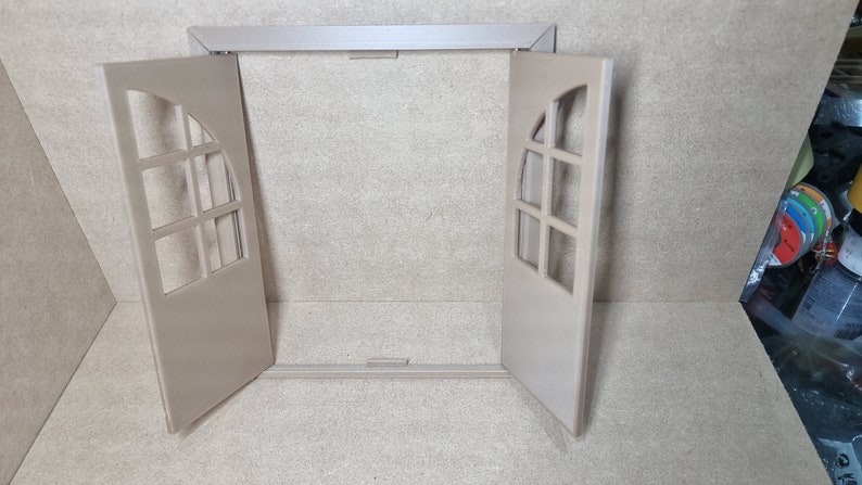 12 Scale Single and Double Luxury Doors STL Files, for Miniature House ...