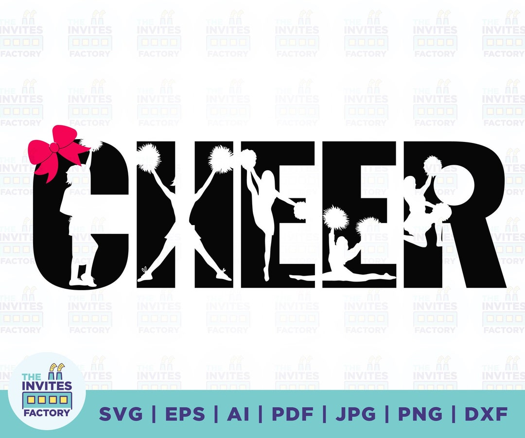 Cheer svg Cheerleader svg Cheer Word SVG Cheer Shirt SVG - Etsy Portugal