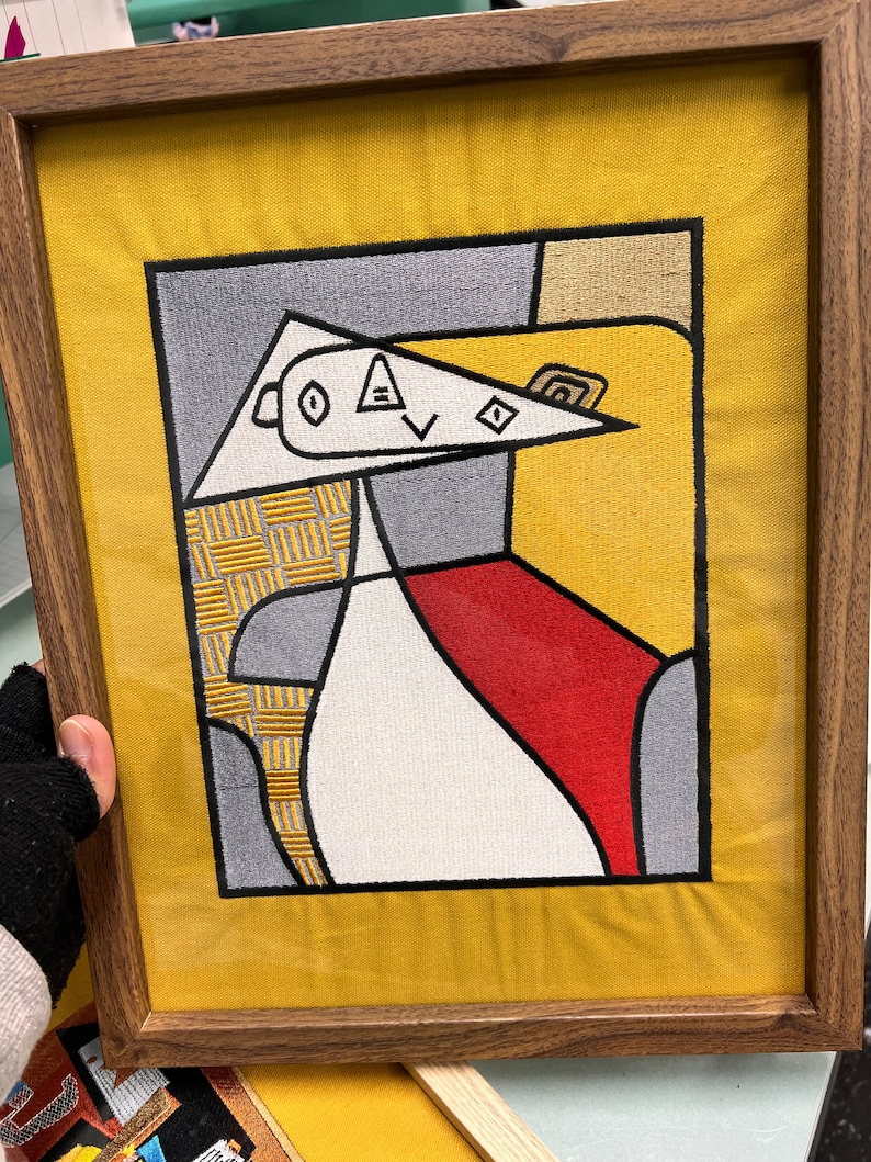 Embroidered Reproductions Famous Art Pieces - Etsy