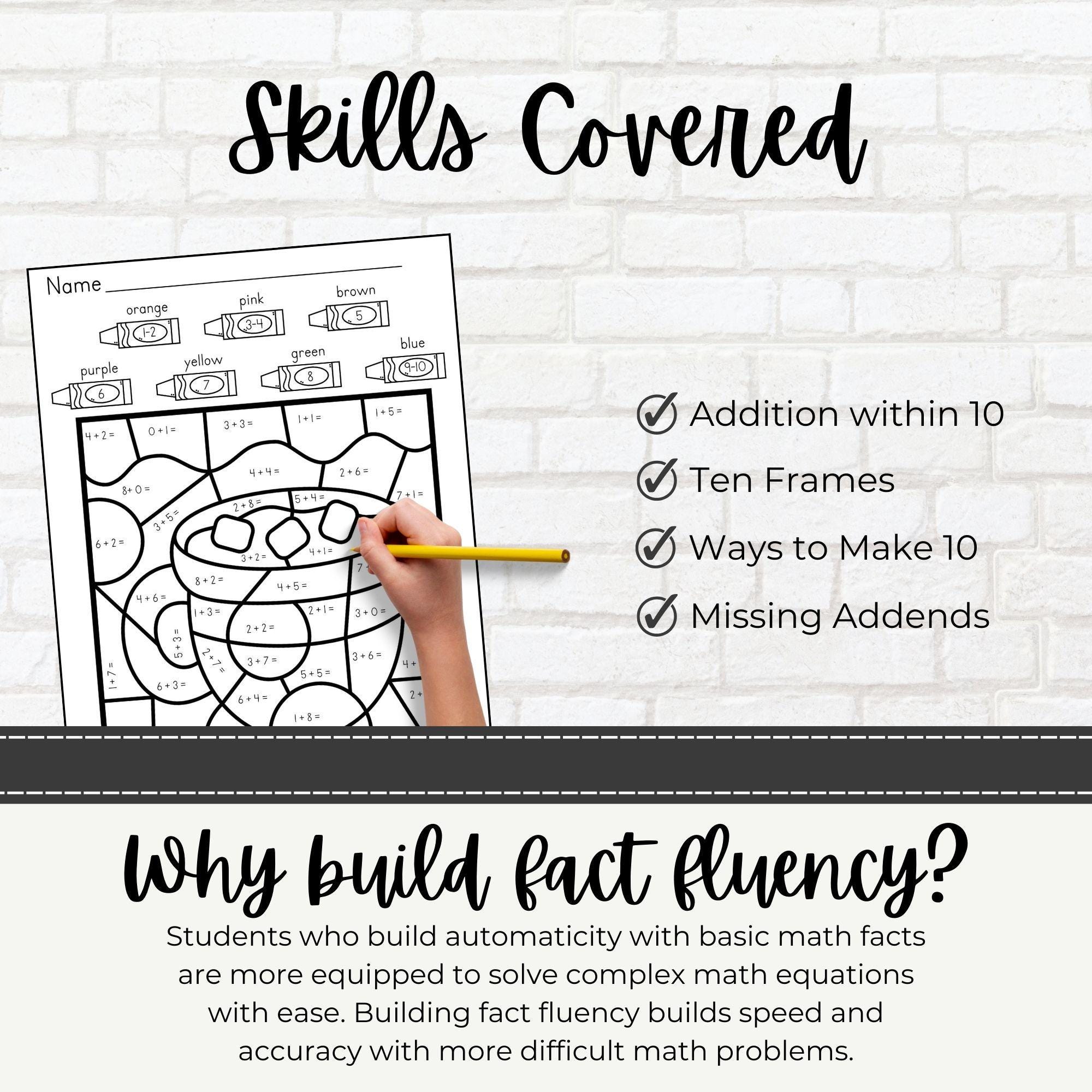 Printable Winter Math Activities, INSTANT DOWNLOAD, Kindergarten ...